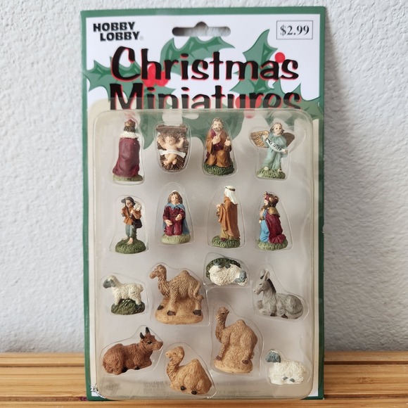 Hobby Lobby | Holiday | Vintage Hobby Lobby Christmas Miniature Mini ...